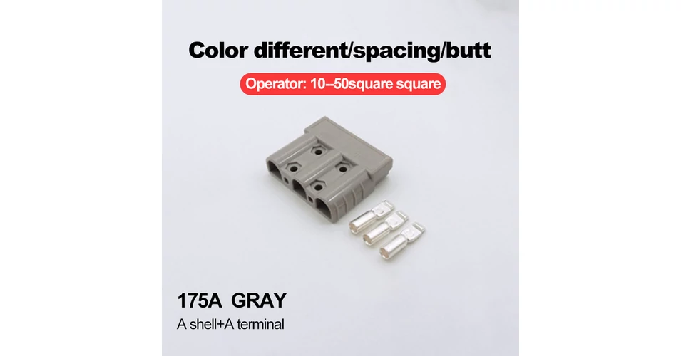 Anderson 175A 3P gray - Connectors - KellyControllers.eu